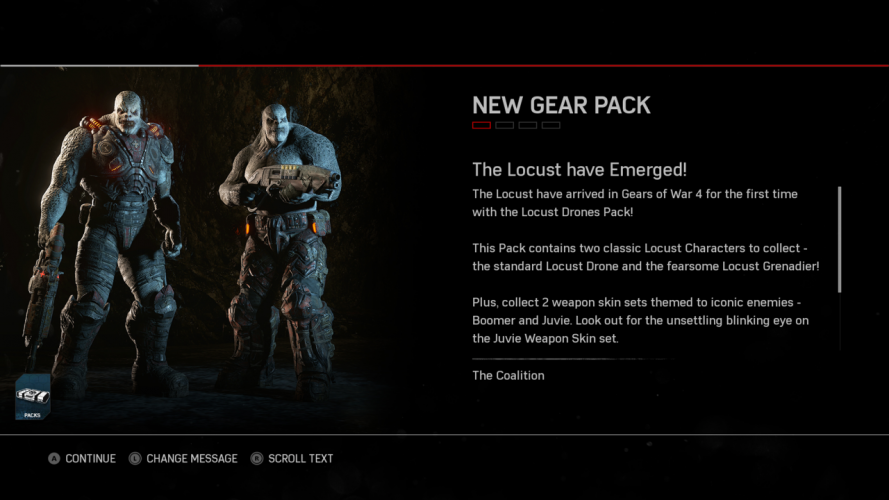 Gears of war 4 Locust drones pack - X35 Earthwalker